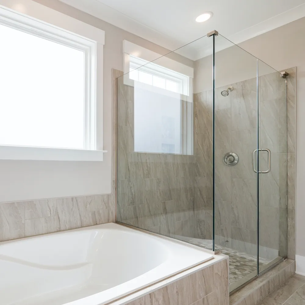 Frameless Shower Door Installation - Brother Glass and Mirror